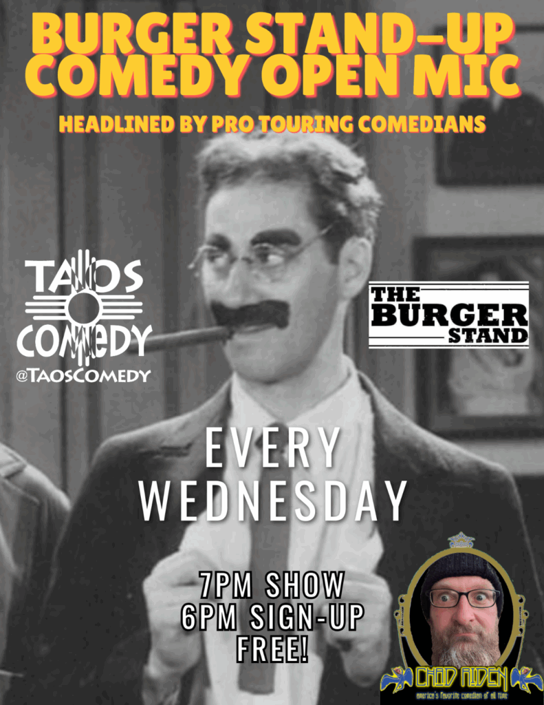 TaosComedy.com – cultivating and promoting Taos, New Mexico’s comedy scene